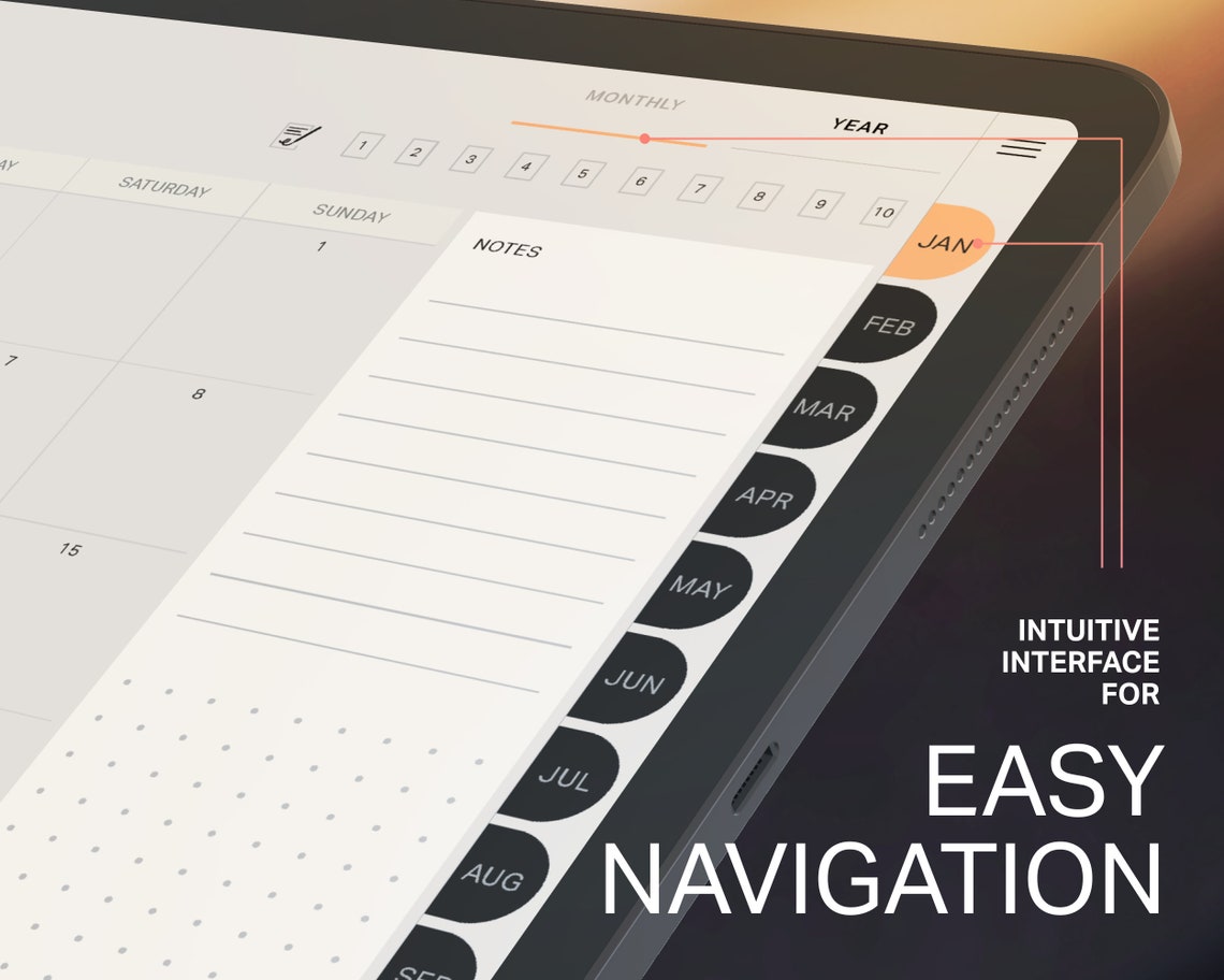 Digital Planner 2023 Bundle Simple Bundle Dated Planner With - Etsy