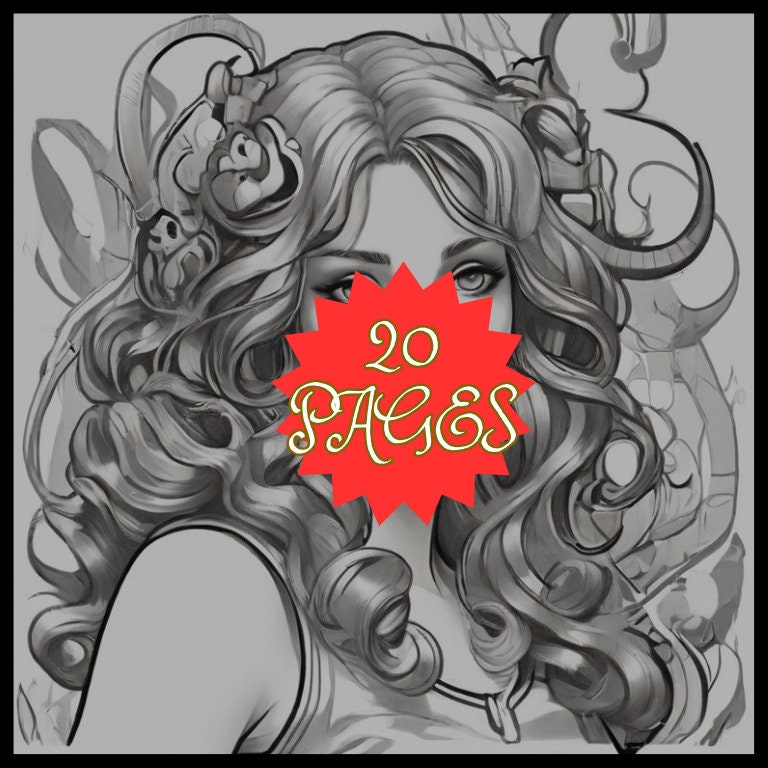 Intricate Cartoon Characters Coloring Book - Etsy