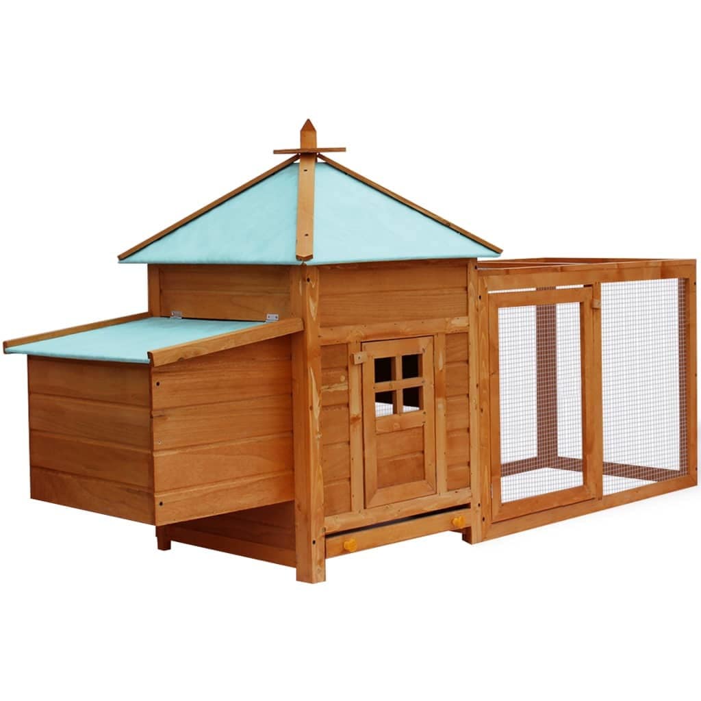 Wooden Chicken Coop or Rabbit Cage Indoor and Outdoor Use. 1 Removable ...