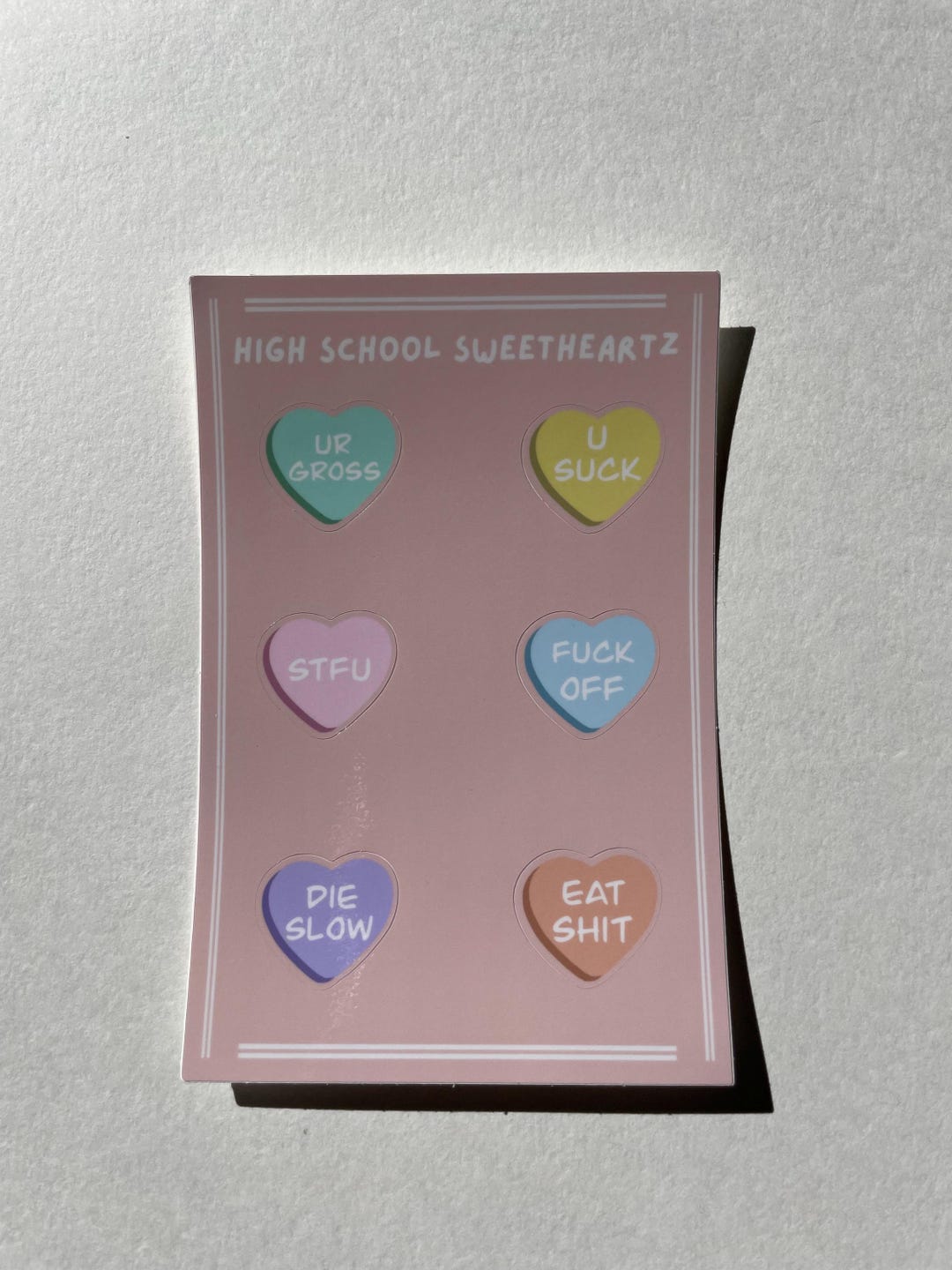 Melanie Martinez High School Sweethearts Sticker Sheet - Etsy