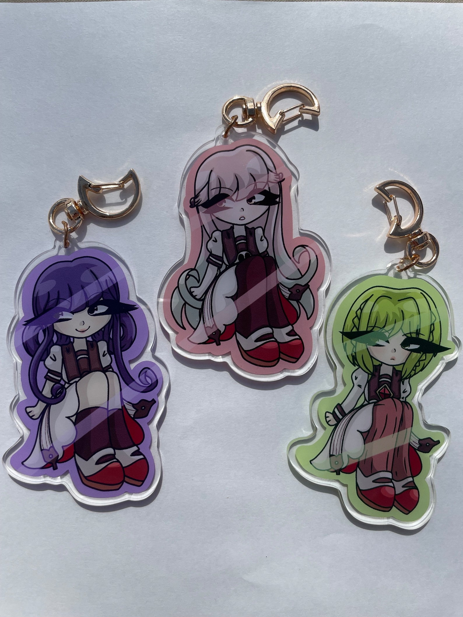 Toilet Bound Hanako-kun Character Keychains - Etsy