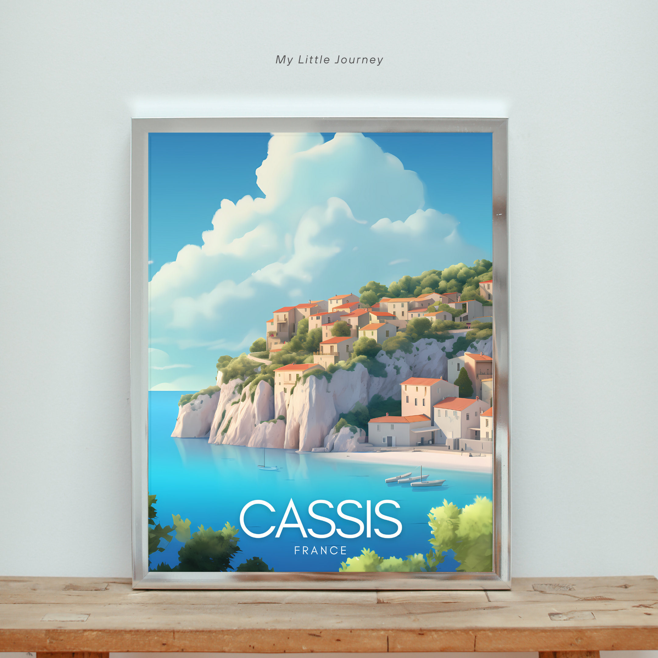 CASSIS Poster the Calanques of Cassis Wall Art France - Etsy