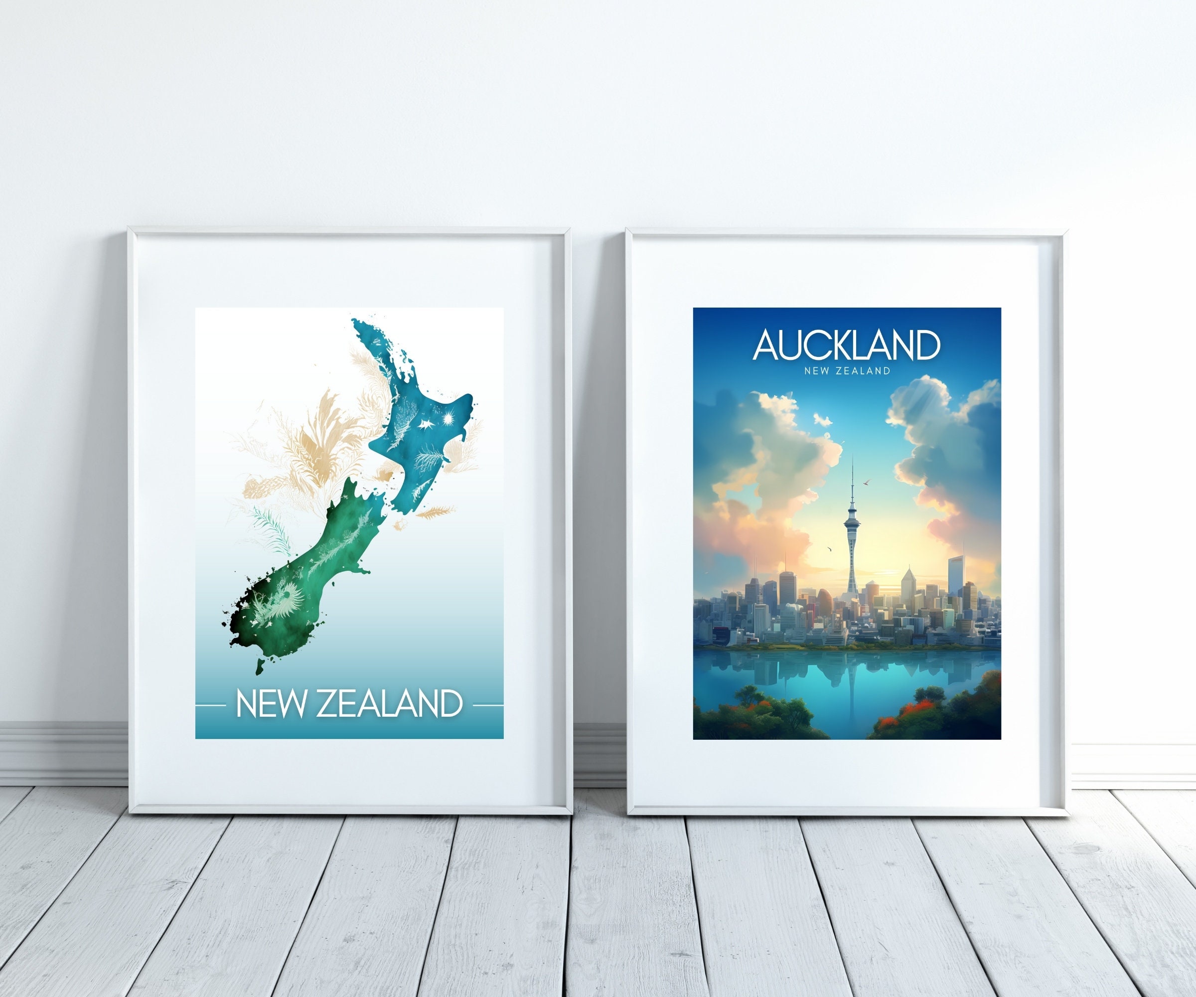 NEWZEALAND Art Map - New Zealand Map Poster - New Zealand Wall Map - NZ ...