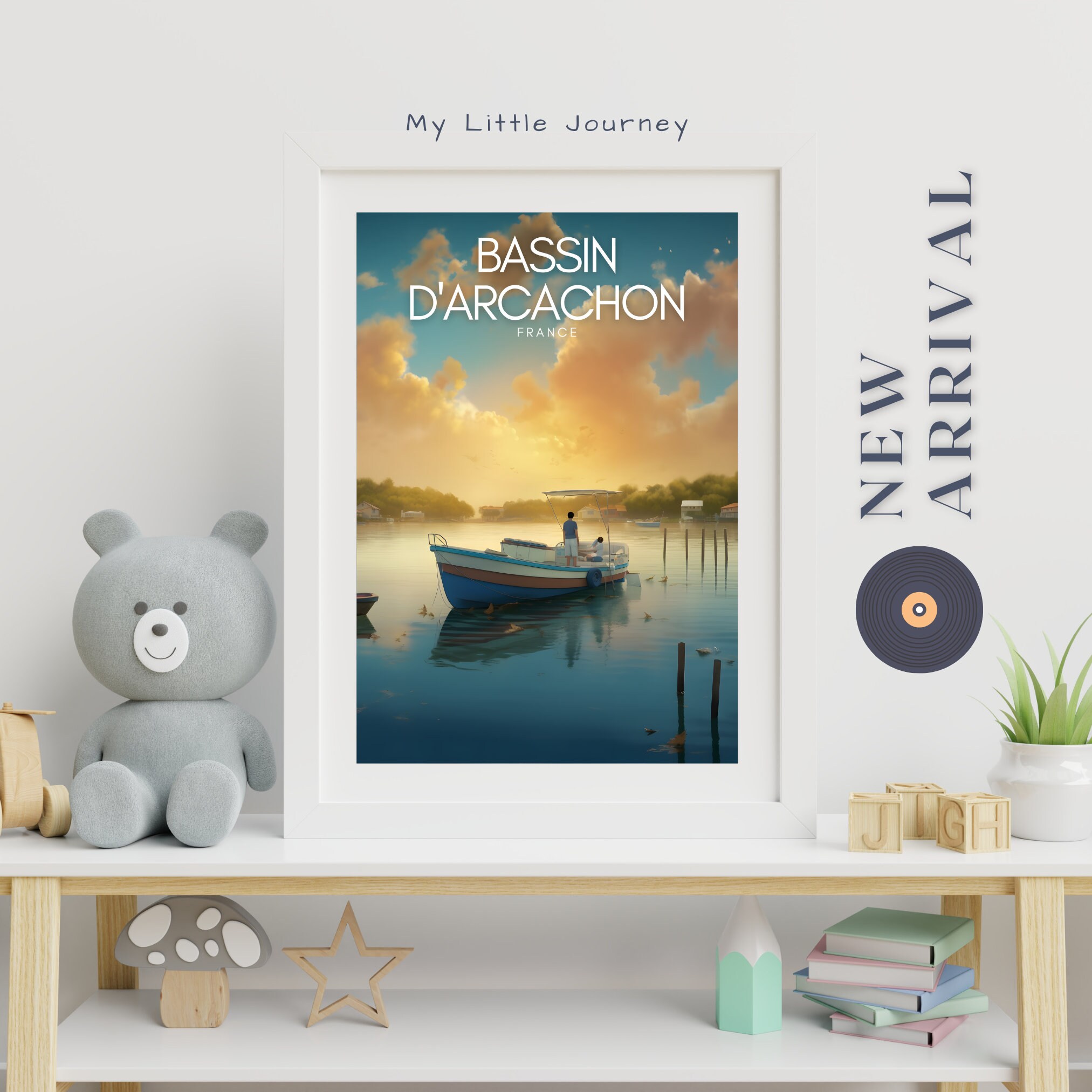 BASSIN D'ARCACHON Poster Bassin D'arcachon Wall Art - Etsy
