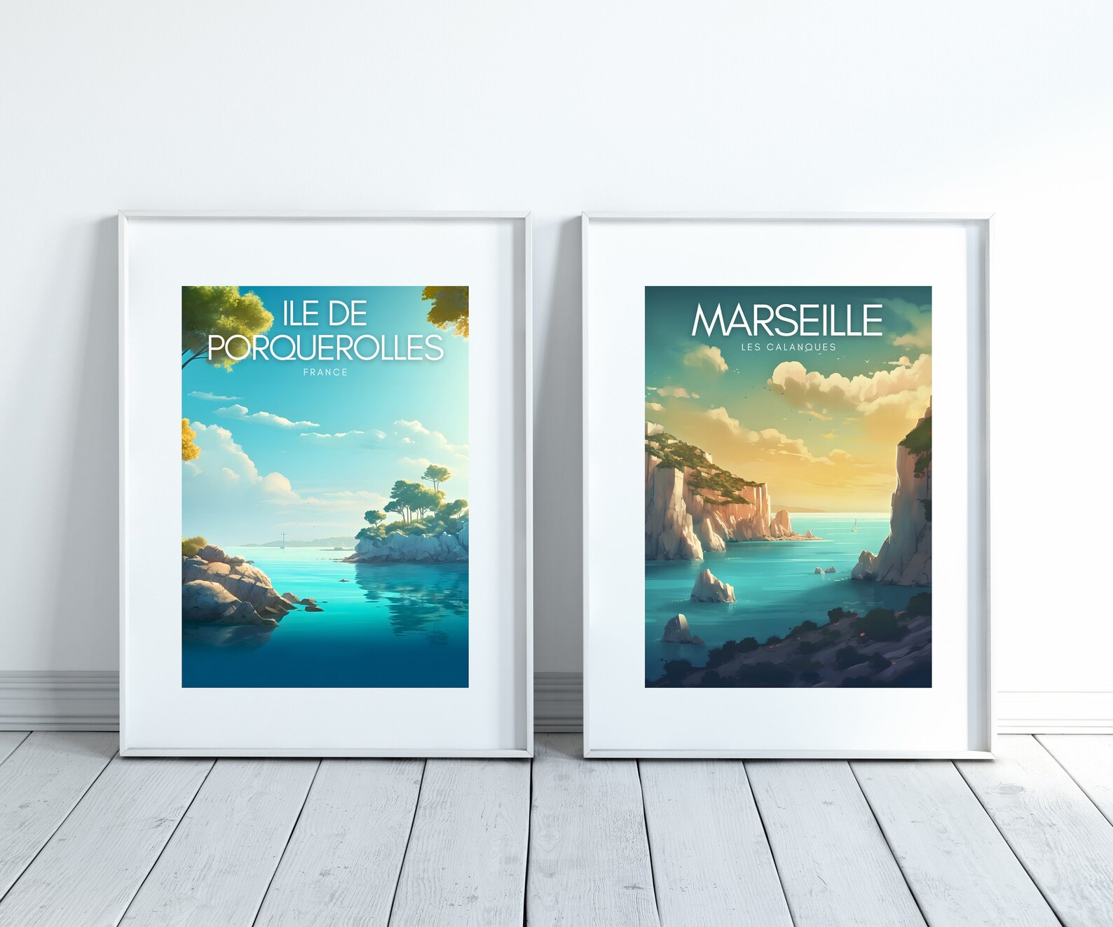 PORQUEROLLES Poster Porquerolles Island Print South of France Print France Travel Poster ...