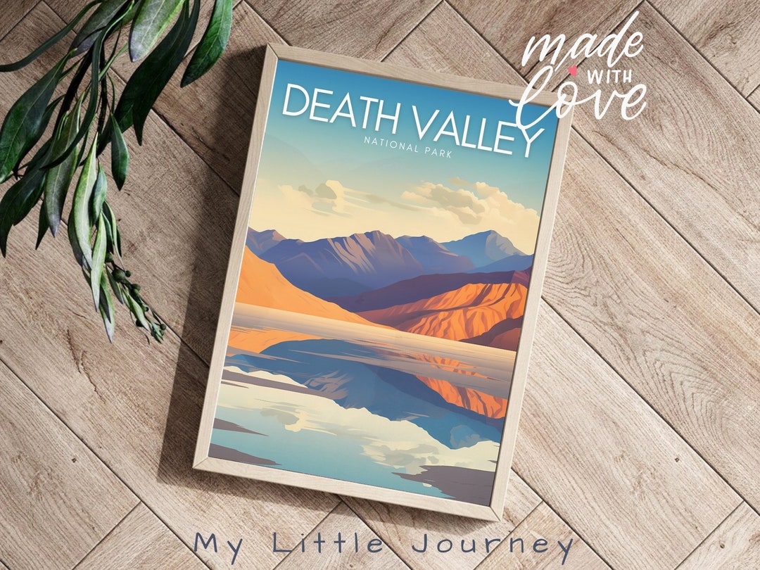 DEATH VALLEY National Park Poster, California Wall Art, Vintage ...