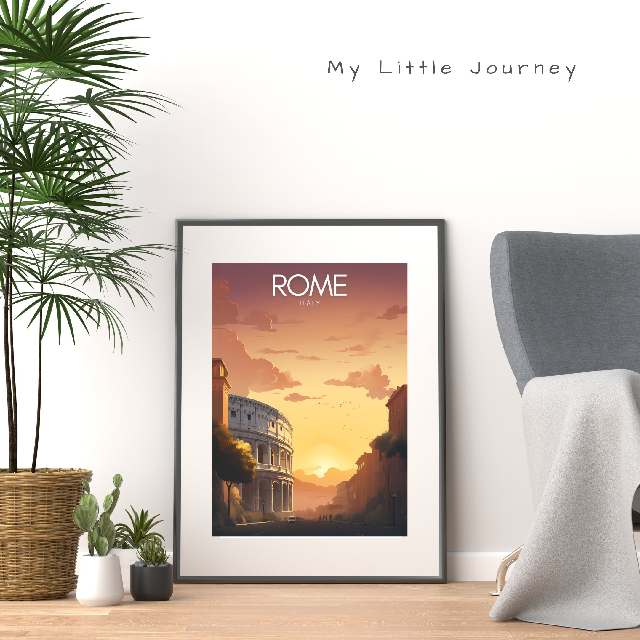 ROM Poster, Italien Wand Kunst, Rom Poster, italienische Geschenke, Rom ...