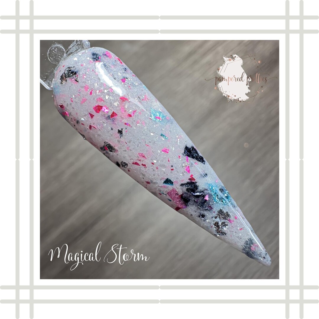 Magical Storm | Foil Nail Dipping Powder | Dip Powder for Nails ...