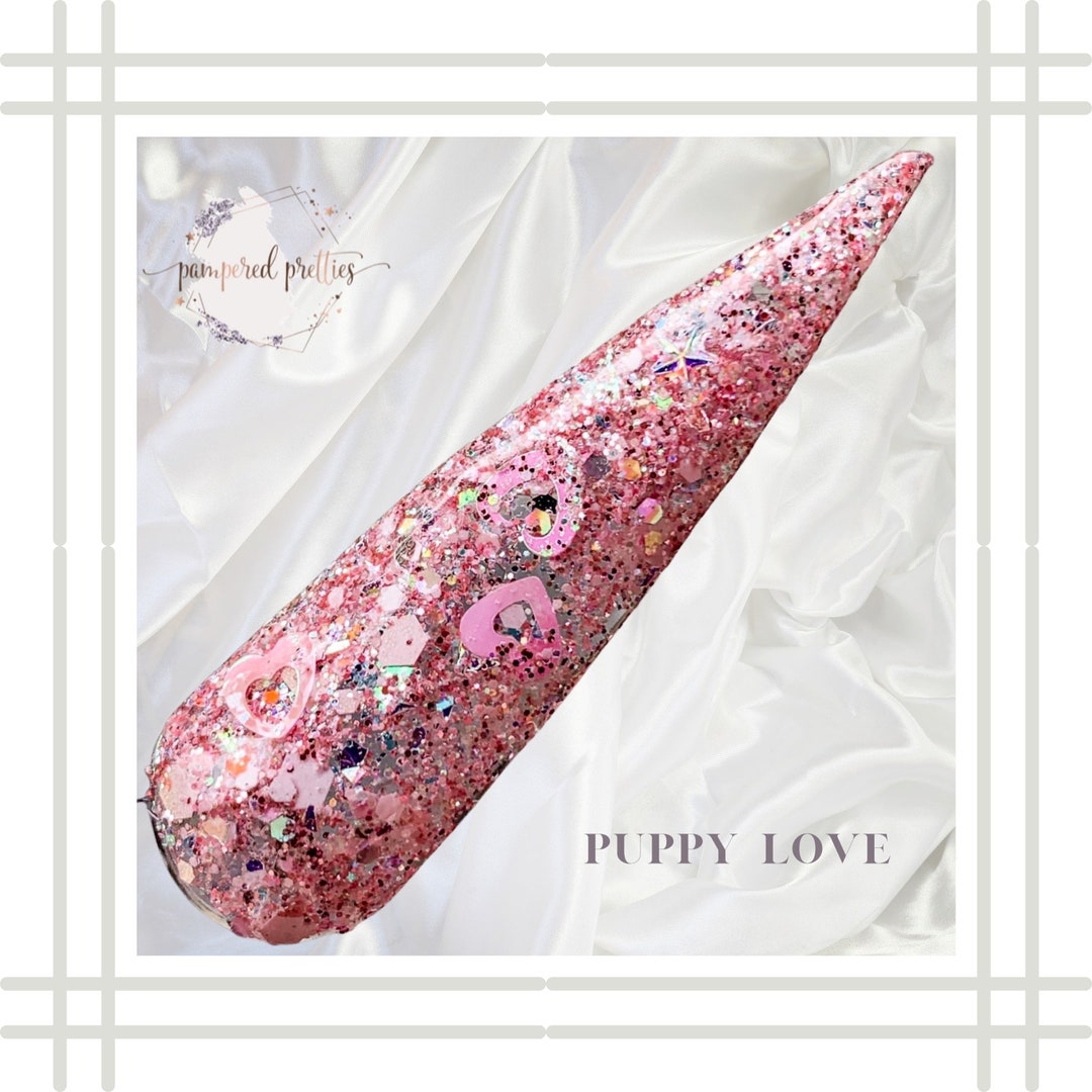 Puppy Love Glitter Nail Dipping Powder | Dip Powder for Nails | Acrylic ...