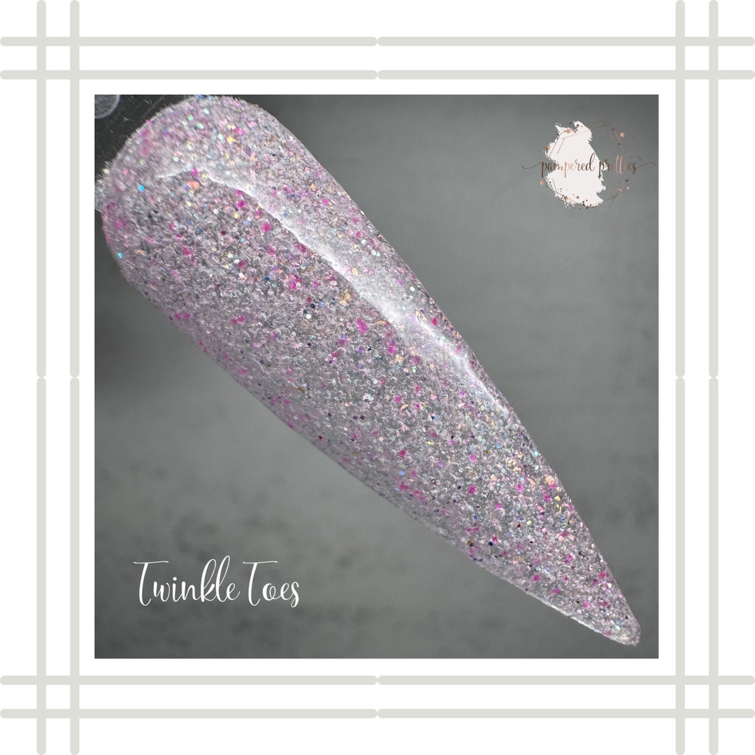 Twinkle Toes Glitter Nail Dipping Powder | Dip Powder for Nails ...