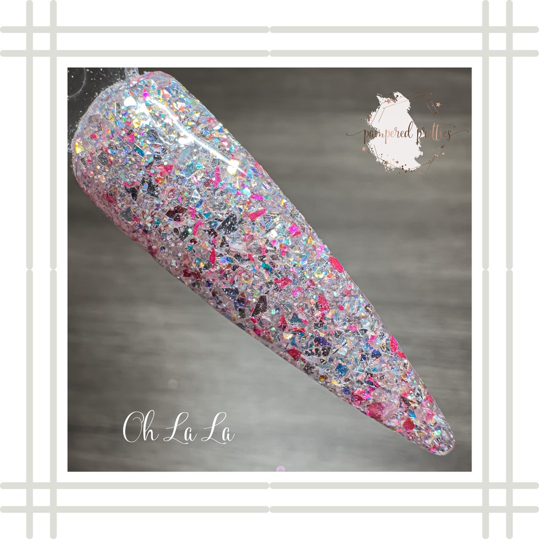 Oh La La Dip Powder | Glitter Dipping Powder | Dip Powder for Nails ...