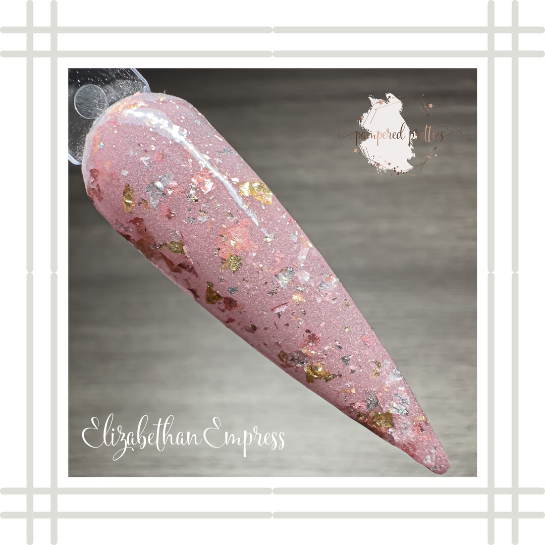 Elizabethan Empress Foil Nail Dipping Powder | Dip Powder for Nails ...