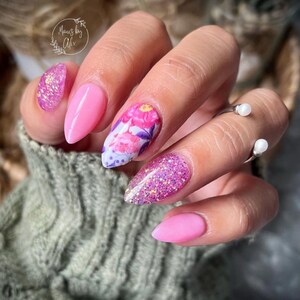 Tickled Pink Glitter Dipping Powder | Dip Powder for Nails | Acrylic ...