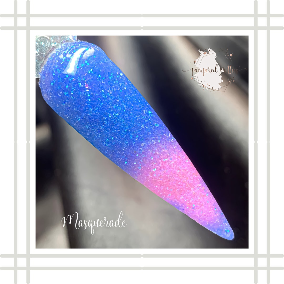 Masquerade Thermal Dip Powder | Glitter Dipping Powder | Dip Powder for ...