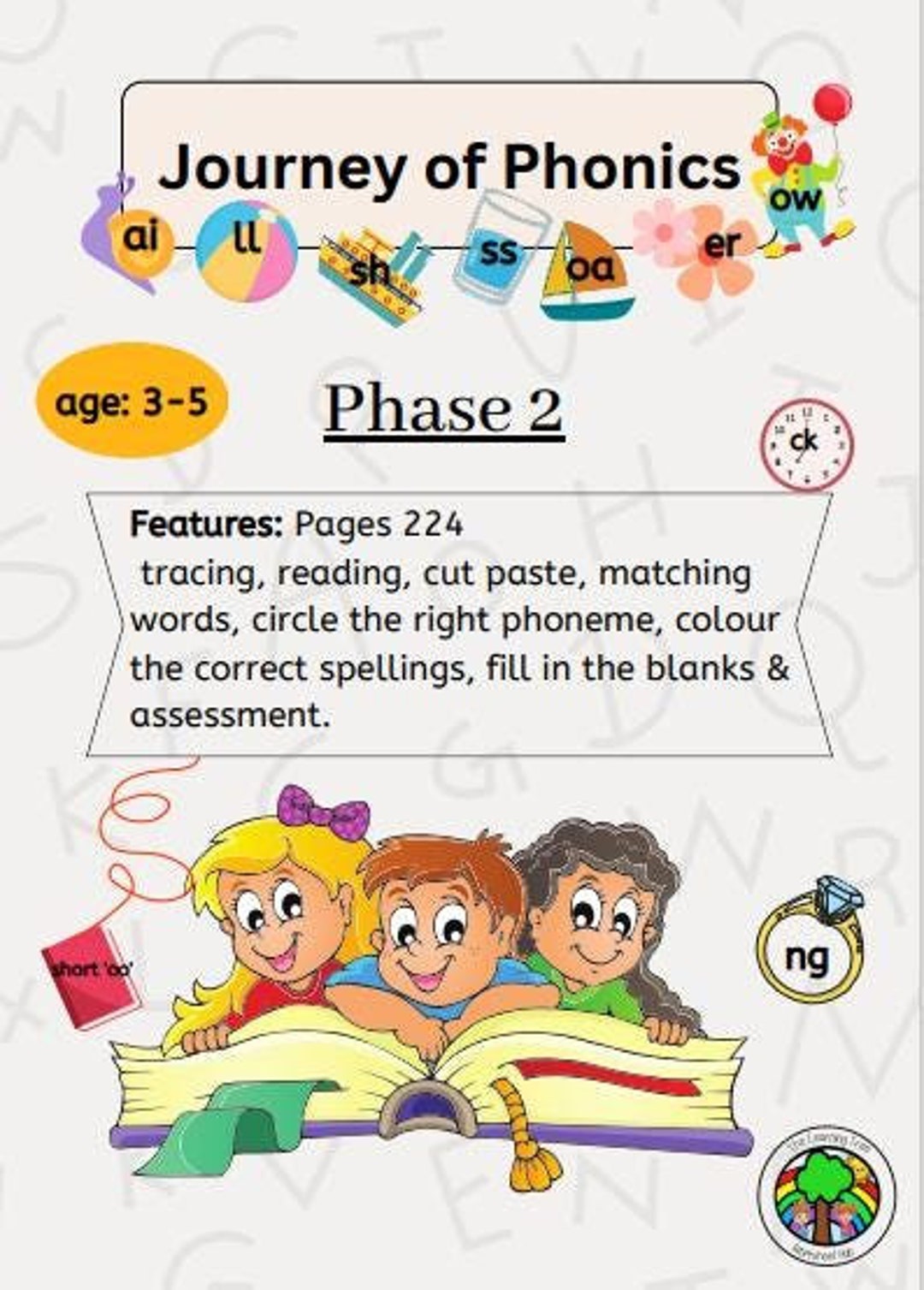 Phase 2: Phonic (consonant Digraph) Activity Worksheets for Kids ...
