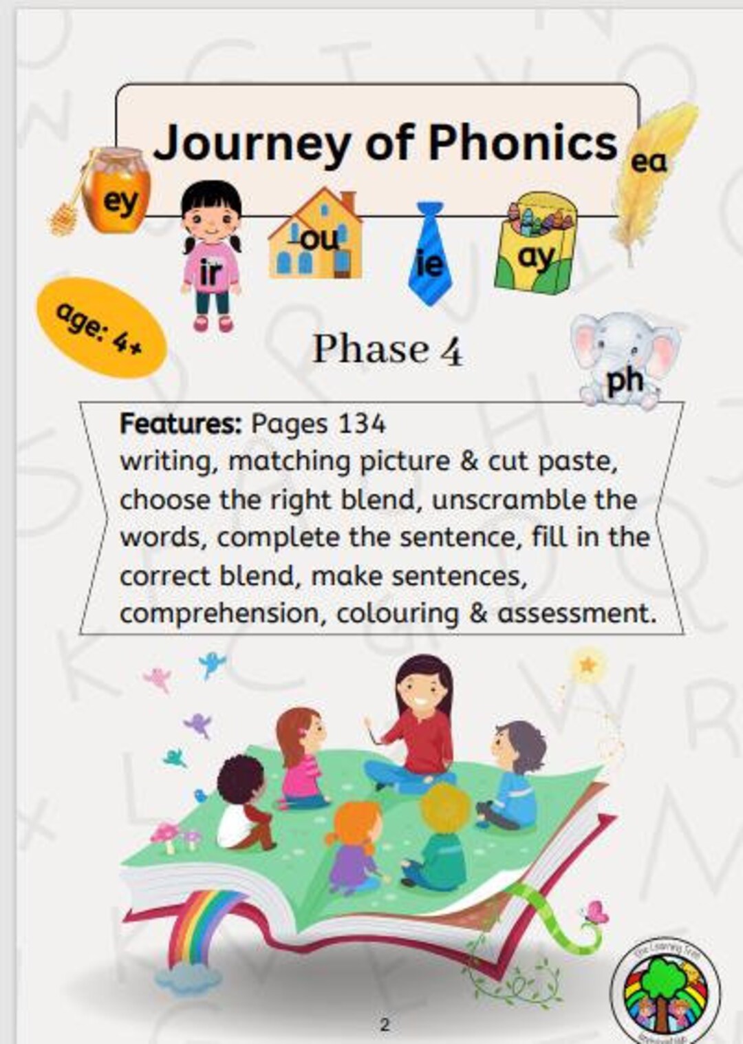 Phase 4 Phonic Fun Worksheets for Home Schooler and Traditional ...