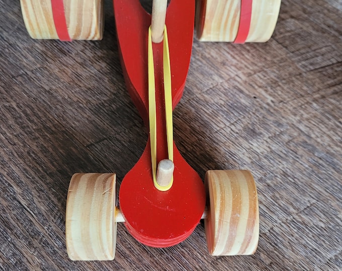 Toy Wood Racecar (rubber Band Engine) - Etsy