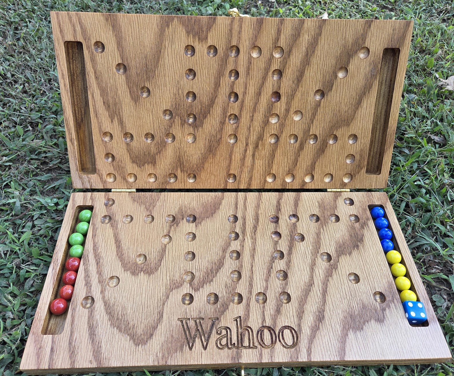 Folding Marble Game Board / Wahoo Board / Family Game / Game Night ...