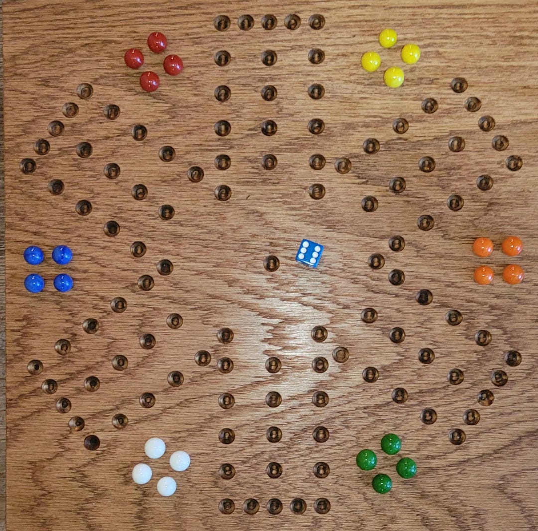 Marble Game Board / Wahoo Board / Family Game / Game Night / Wood Games ...