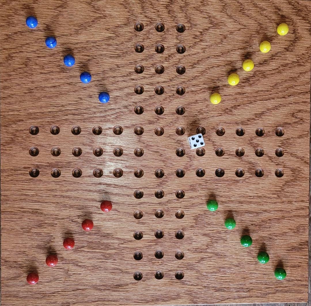 Marble Game Board / Wahoo Board / Family Game / Game Night / Wood Games ...