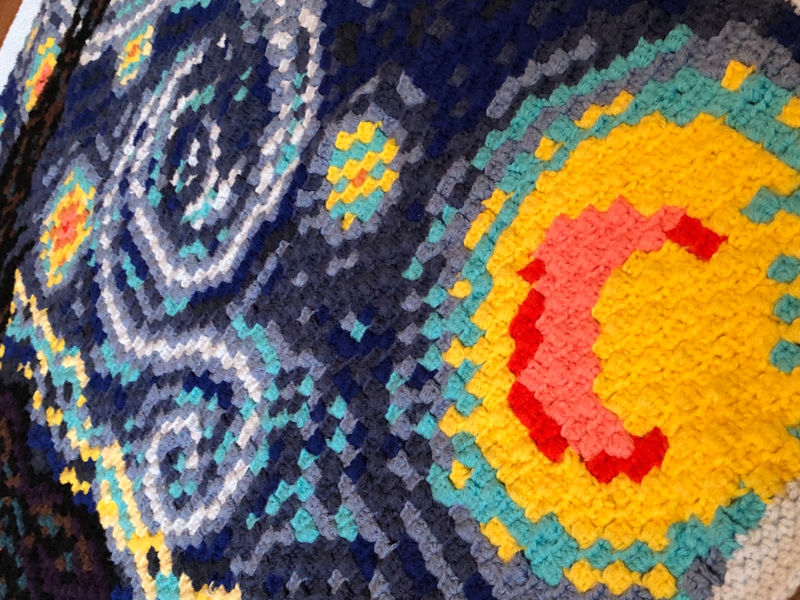 C2C Crochet Starry Night Blanket Pattern - Etsy