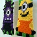 Crochet C2C Minion Vs Evil Minion Scarf Pattern - Etsy