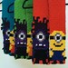Crochet C2C Minion Vs Evil Minion Scarf Pattern - Etsy