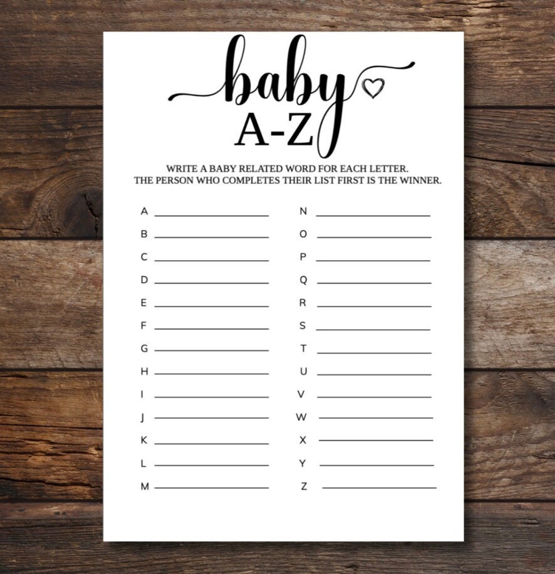 Baby ABC Game. - Etsy