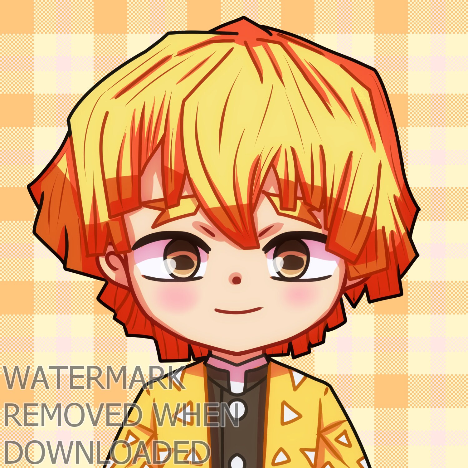 Zenitsu Icon / Kimetsu No Yaiba / Demon Slayer / Discord / Youtube ...