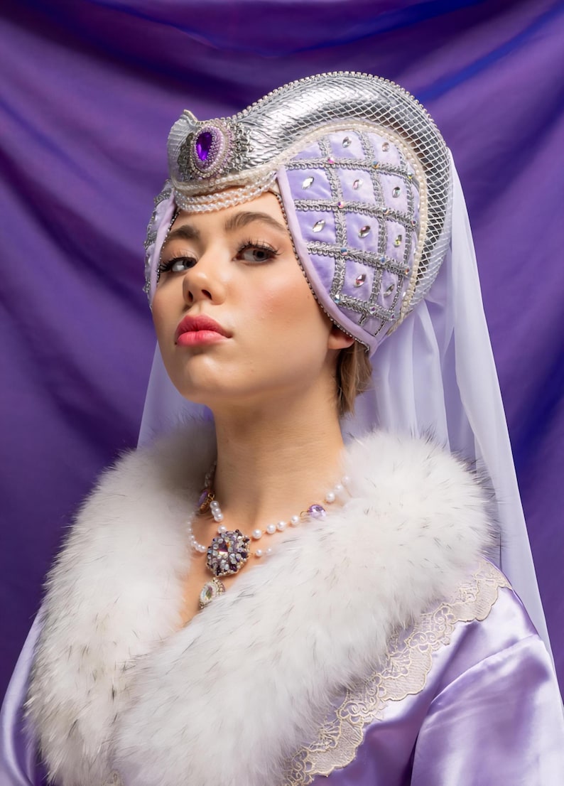 Medieval Renaissance Tudor Headpiece Renfair Headdress Escoffion ...