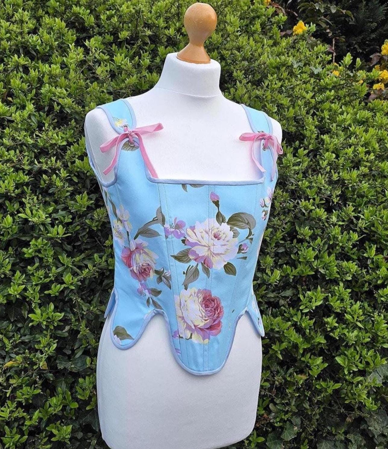 Renaissance Corset Stays 18th Century Renfair Princess Cotton Fantasy ...
