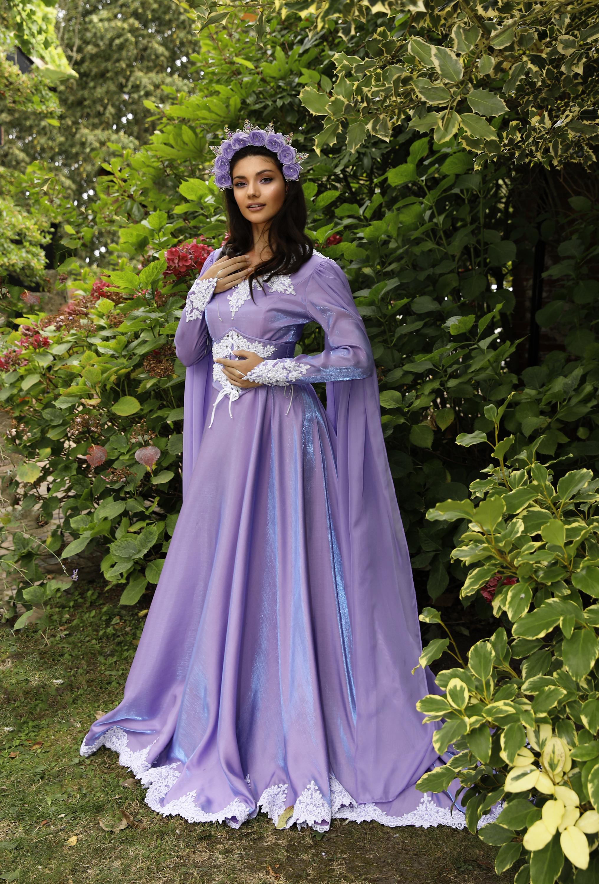 Elf Dress Fairy Gown Elvin Outfit Fantasy Costume Wedding Renfair ...