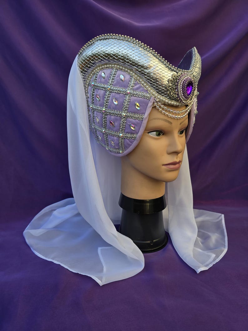 Medieval Renaissance Tudor Headpiece Renfair Headdress Escoffion ...