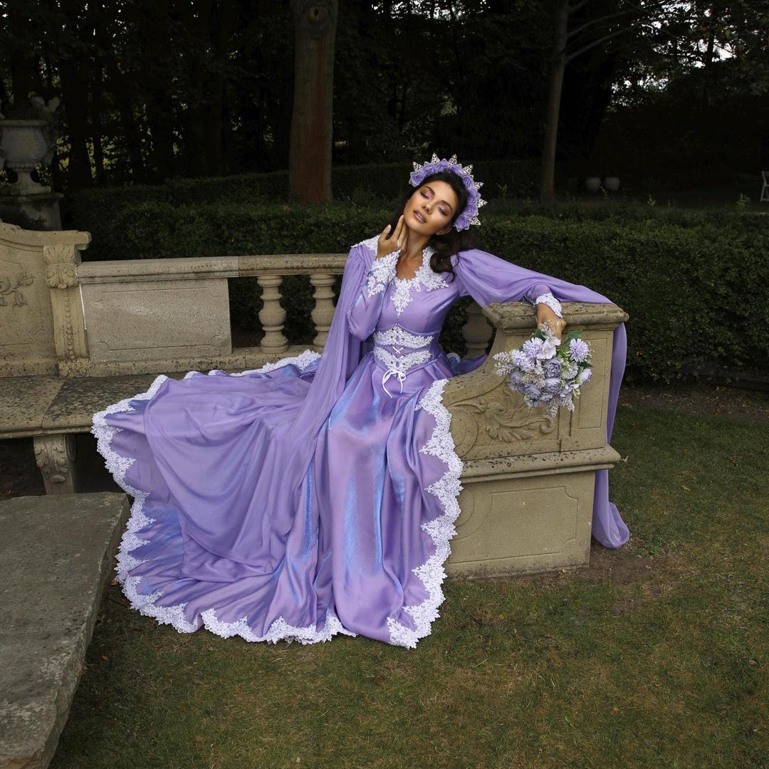 Elf Dress Fairy Gown Elvin Outfit Fantasy Costume Wedding Renfair ...