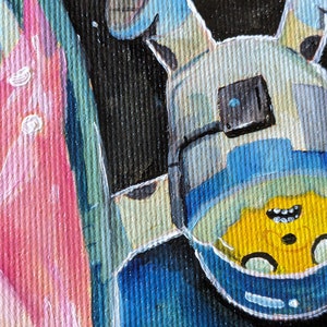 THE COMET - Adventure Time Oil Painting on Canvas - Original Handmade ...