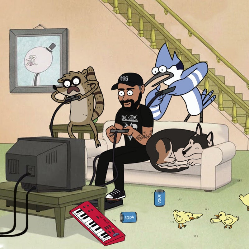 Mordecai Regular Show Costume - Etsy