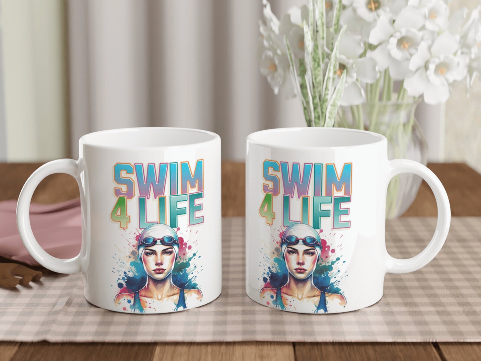 Swim Mug Swimming Club Swim Instructor Swimmers Gift for Her Sporty Mum ...