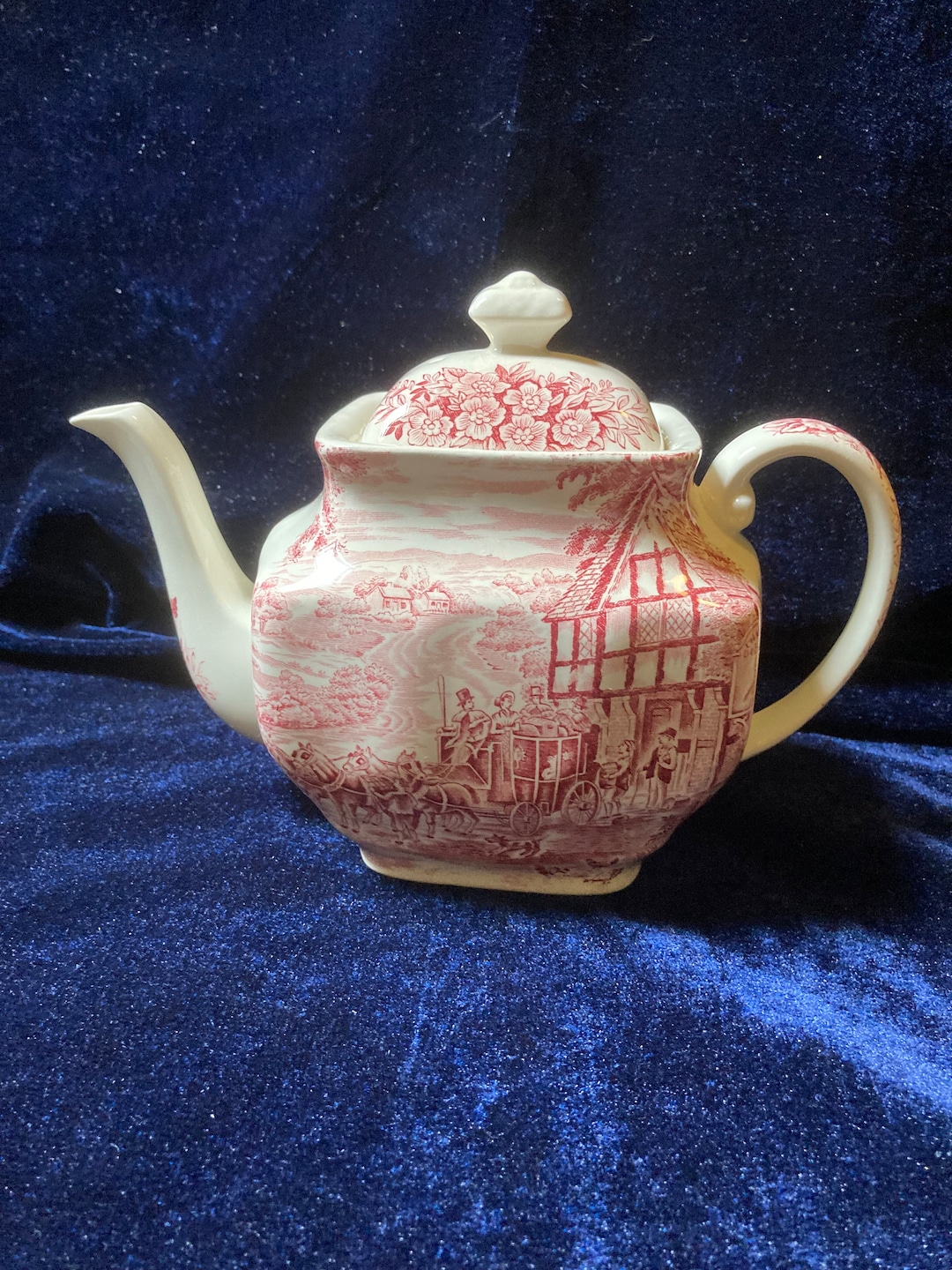 Teapot Furnivals (staffordshire)ltd. Dickens Coaching Days, Vintage ...