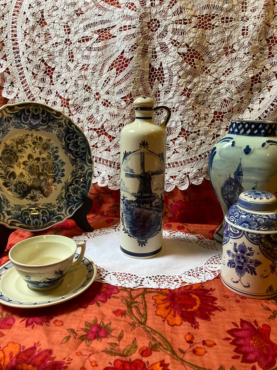 Royal Delfts Blue Liqueur / Gin Bottle (vintage From 1974) - Etsy