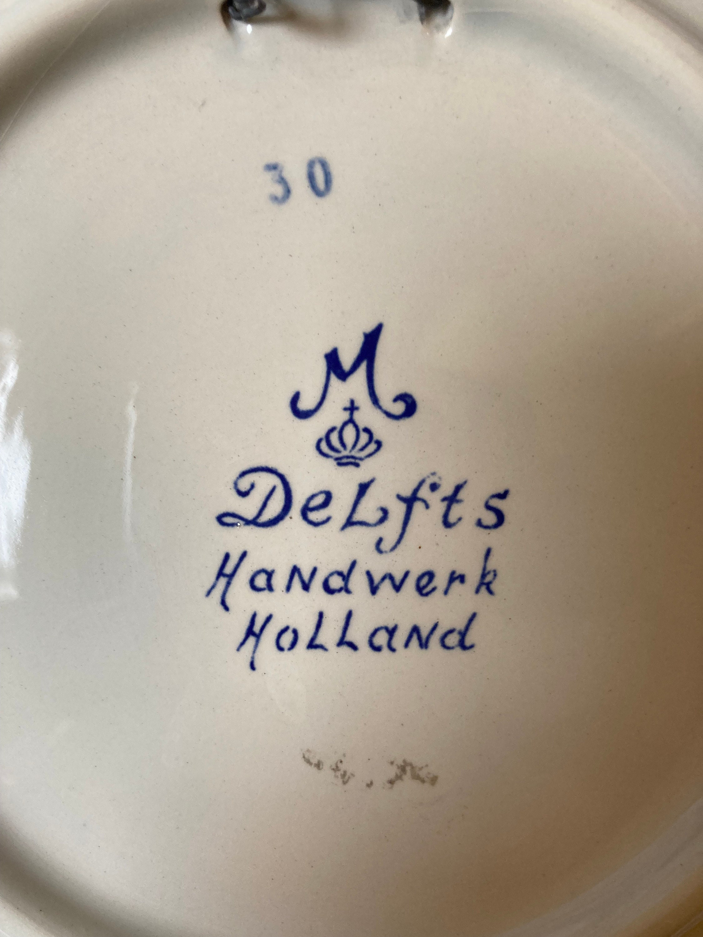 Maritime Rare Delft Blue Wall Sign the Cannon Shot to Van De Velde - Etsy