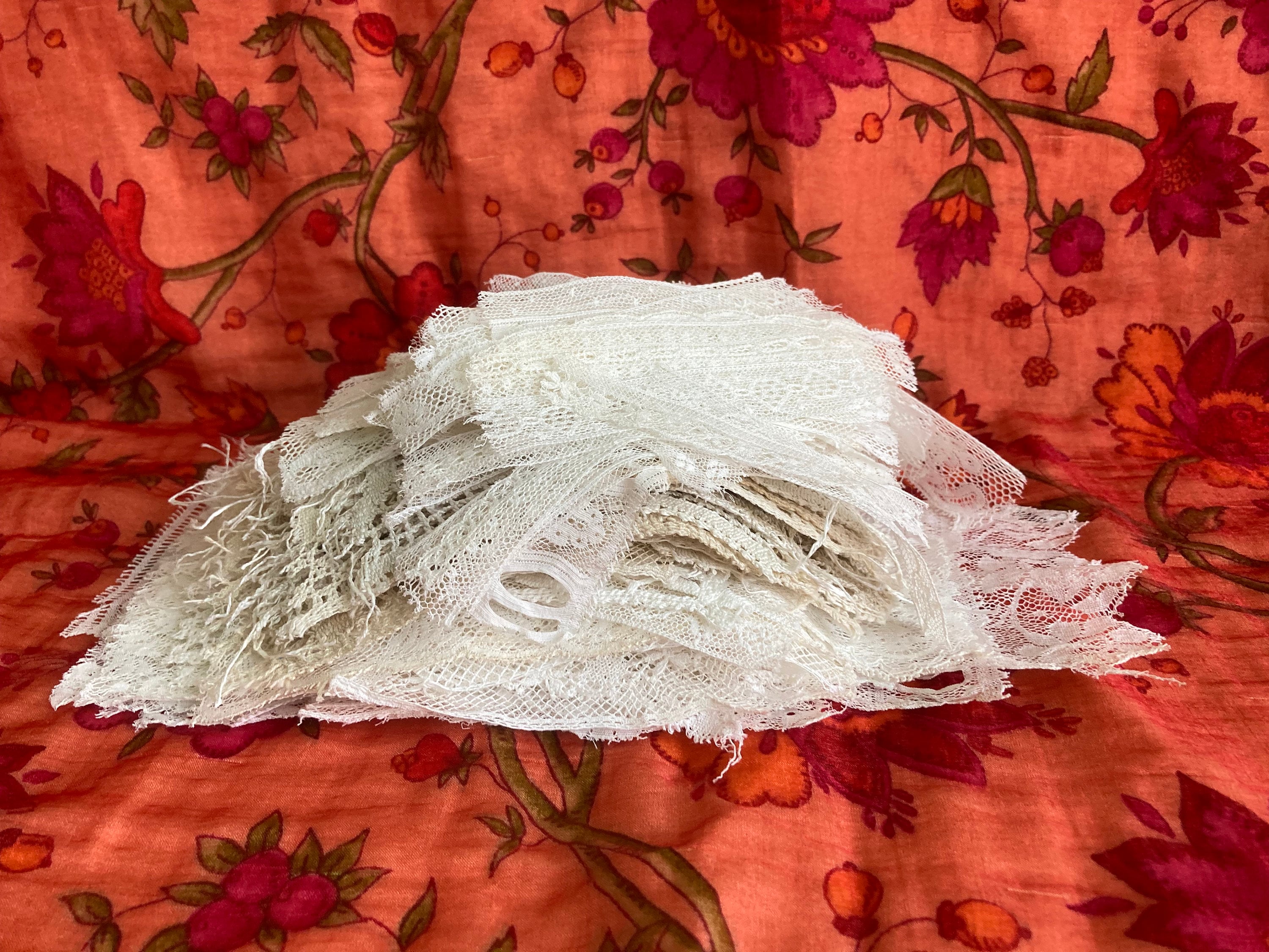 Antique and Vintage Lace Residual Bundle From France and Belgium - Etsy