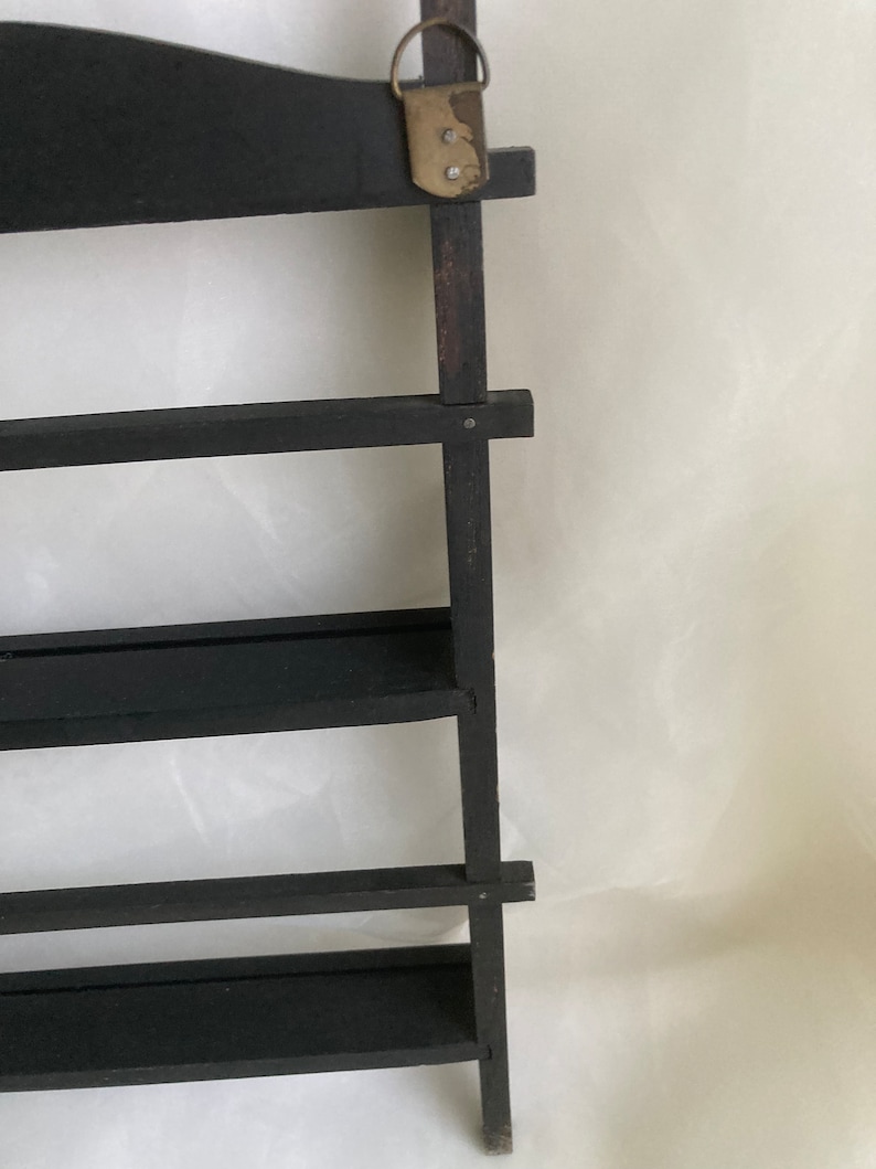 Vintage Wooden Plate Rack With Small English foley James Kent Plates ...