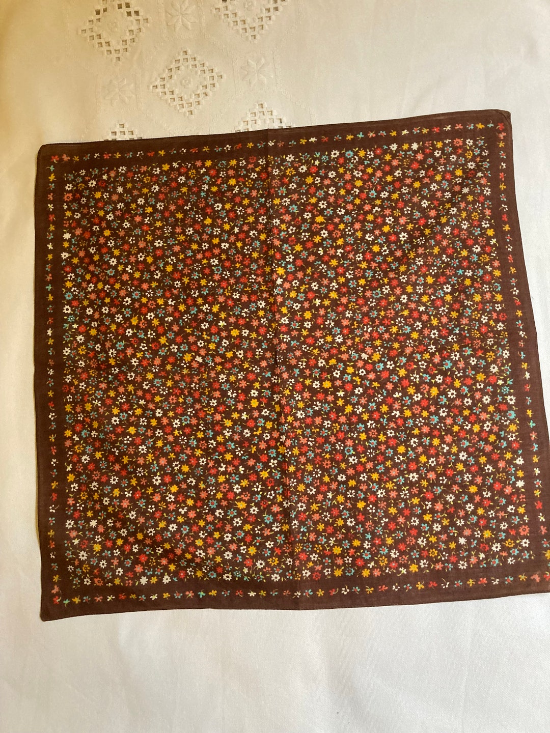 Vintage Headscarf Country Style - Etsy