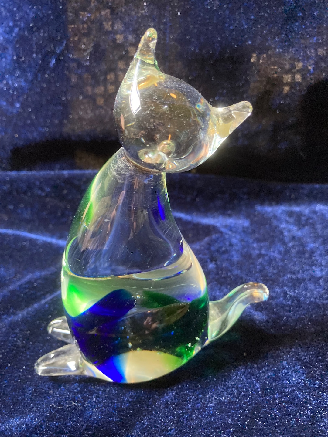 Murano Glass Cat Figurine From the 1950s-1960s - Etsy UK