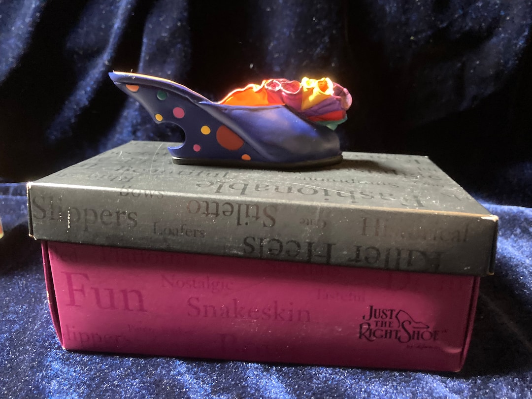 Rio - Miniature Shoe Just the Right Shoe Bij Raine. Vintage 1999 - Etsy