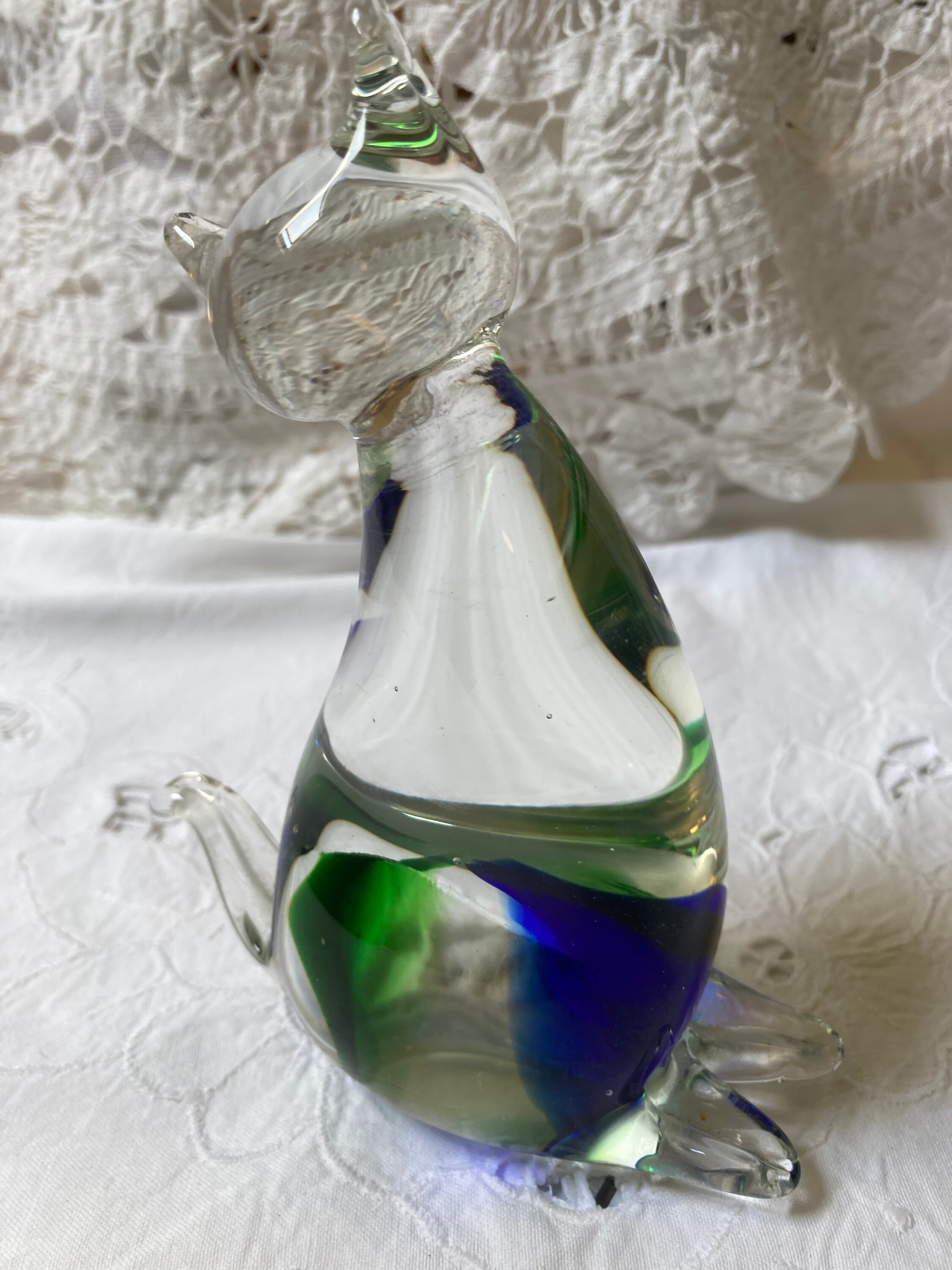 Murano Glass Cat Figurine From the 1950s-1960s - Etsy