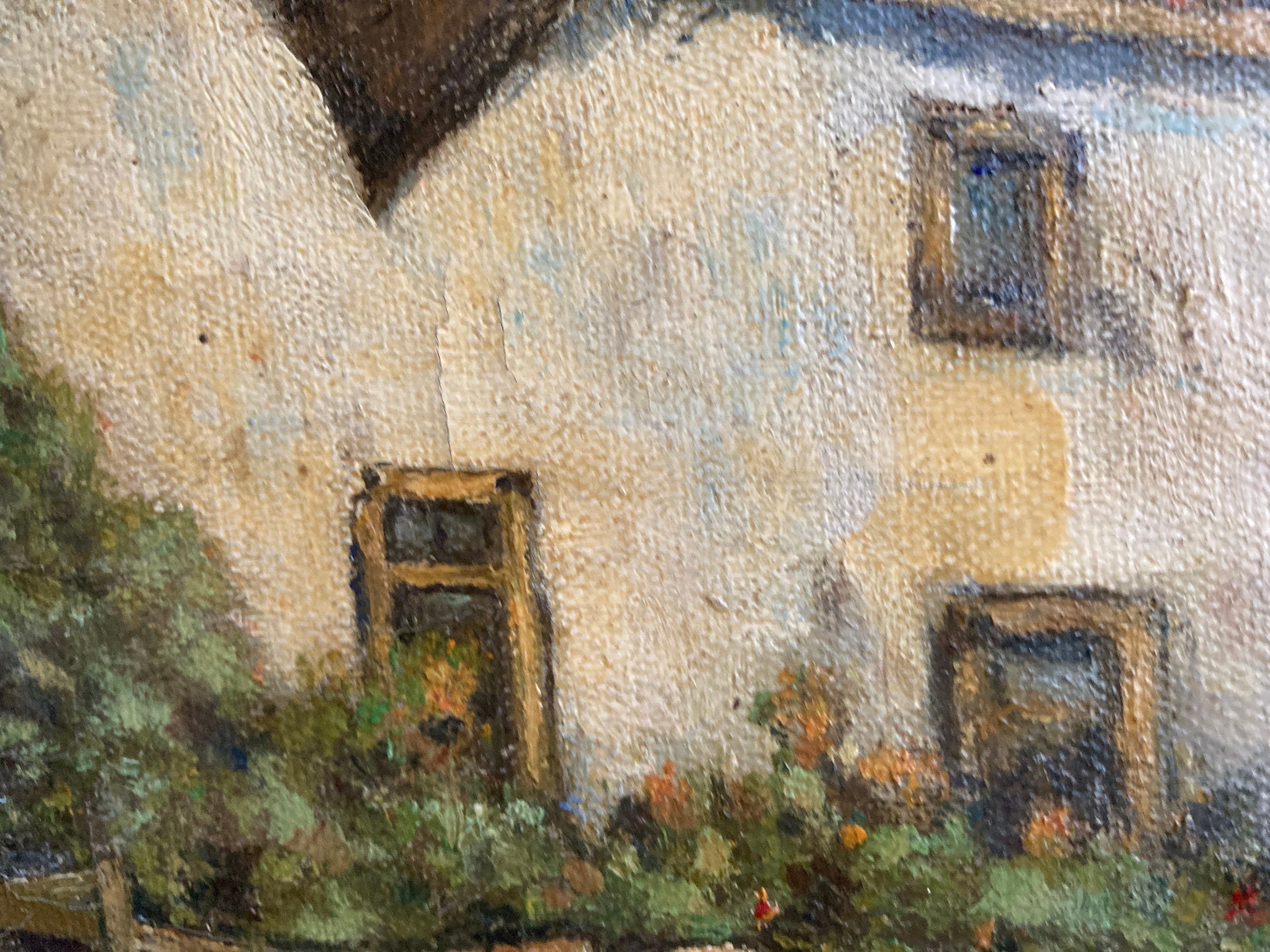 Antique Oil Painting Old Street Scene. Circa 1900-1920 - Etsy