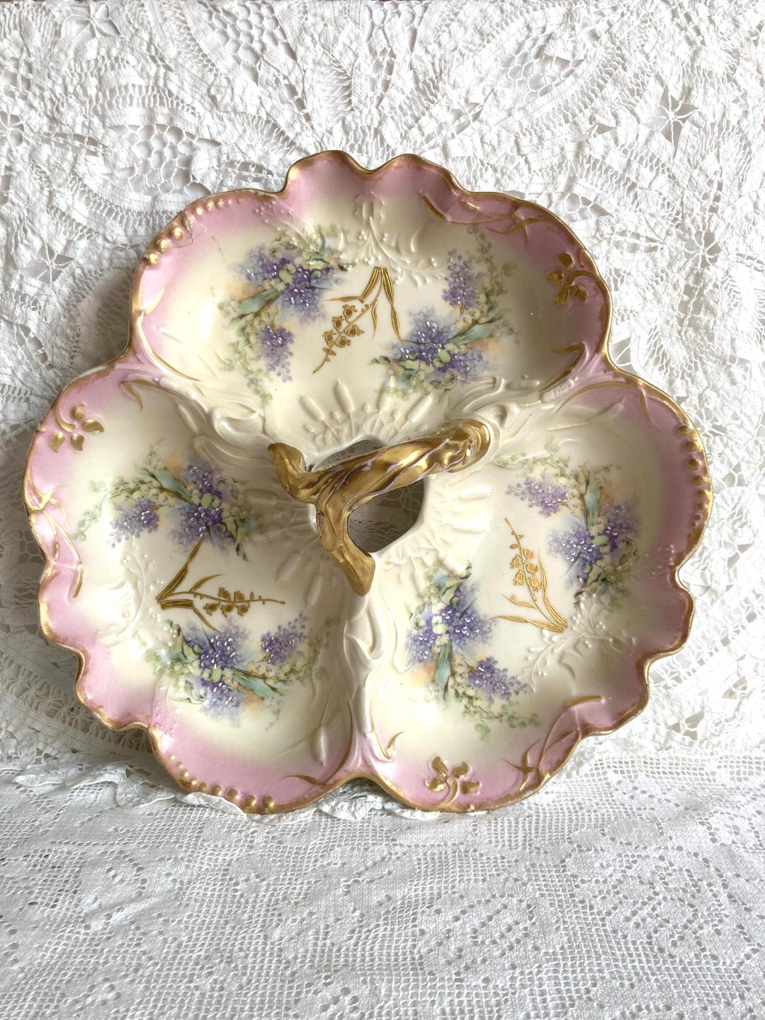 F.R.G Rene Frugier Limoges Serving Dish. France 19th Century - Etsy