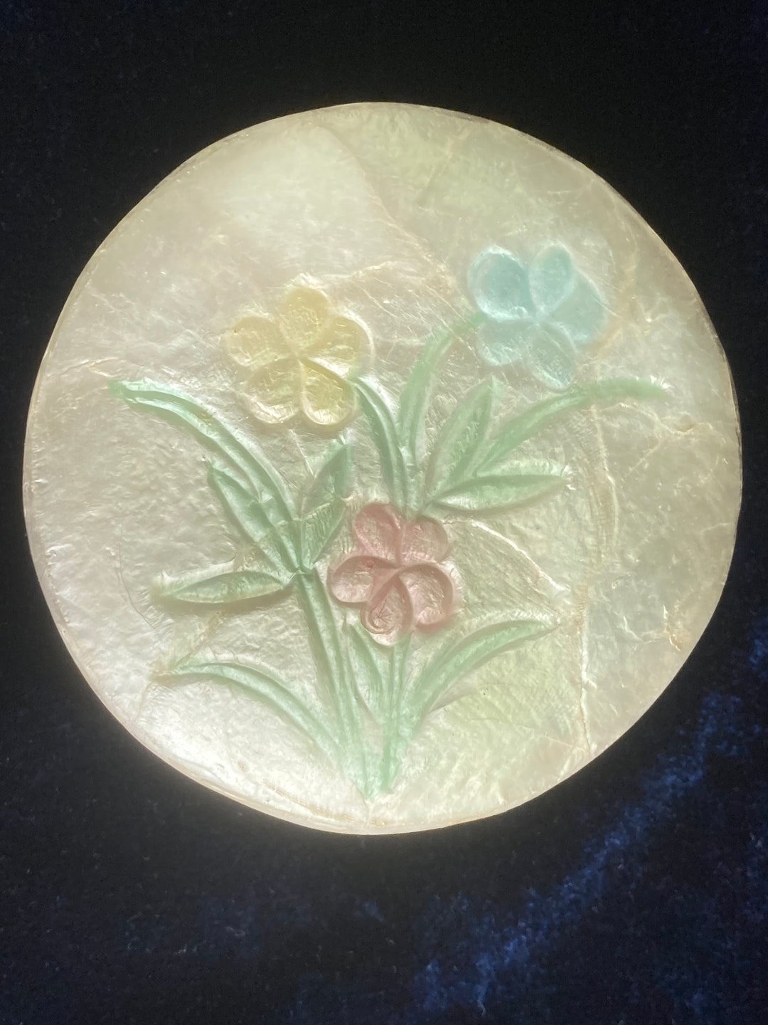 Philippine Mother-of-pearl Storage Box With Flowers. - Etsy