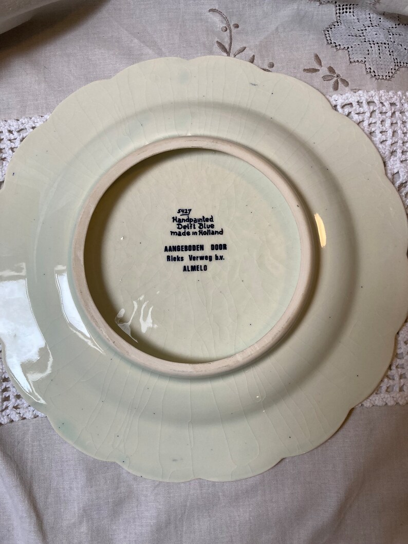 Delfts Blue Wall Sign . Vintage From the 1990s - Etsy